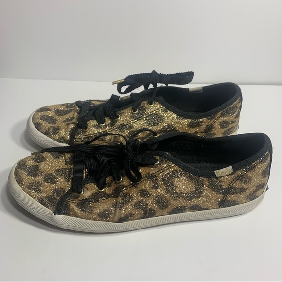 Keds | Shoes | Keds X Kate Spade Kickstart Glitter Leopard Sneakers ...